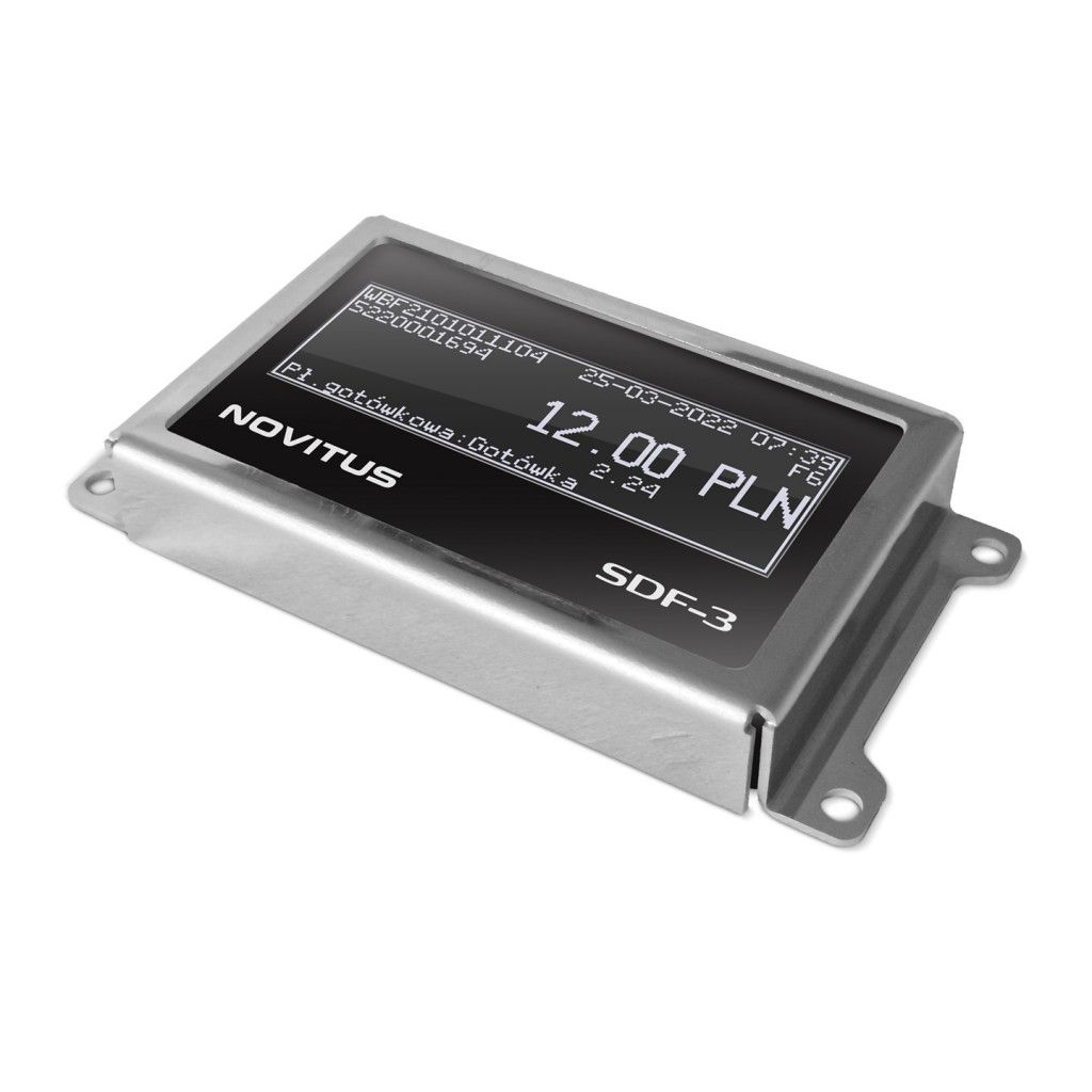 Osłona metalowa na wyświetlacz SDF-3 | NOVITUS